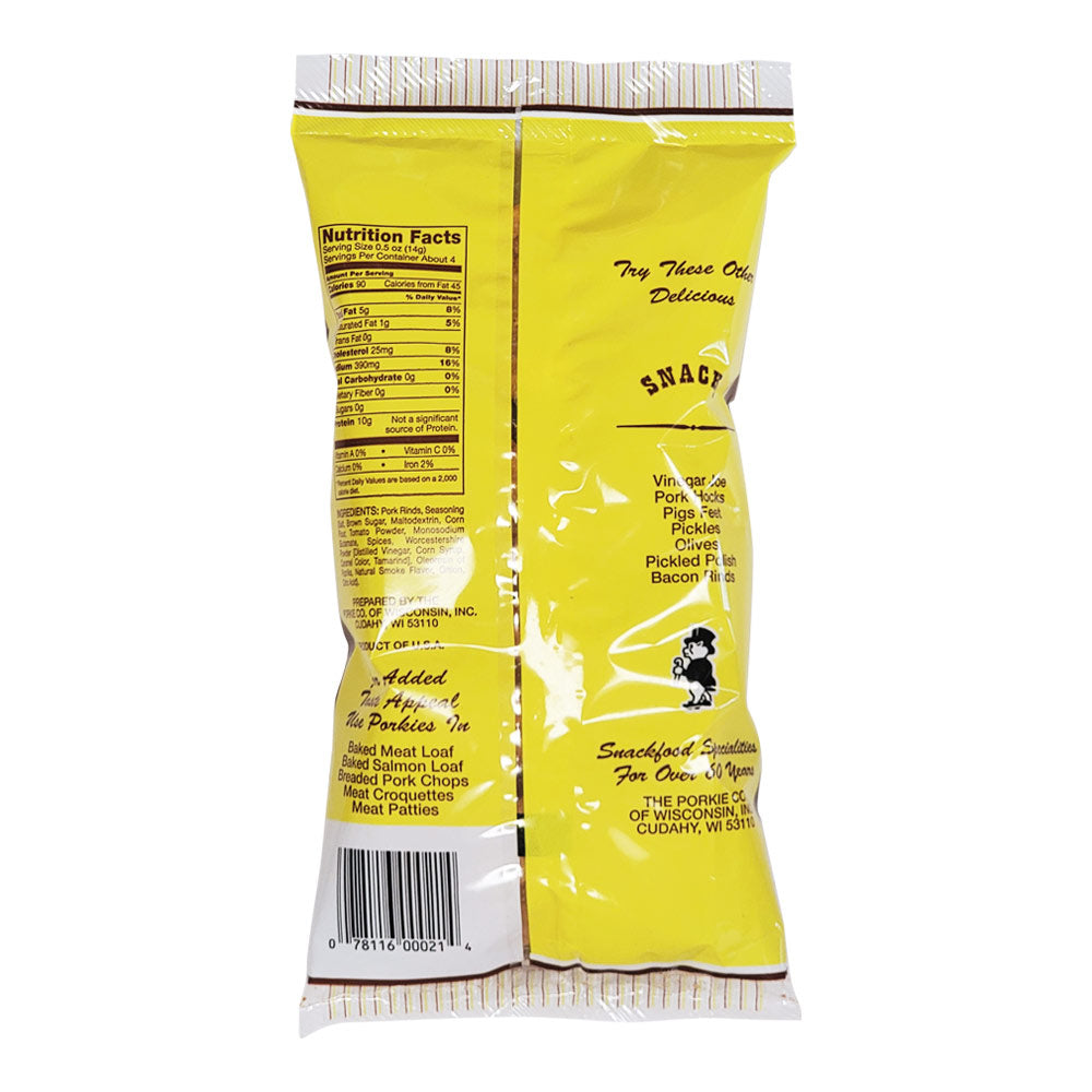 Porkie's Barbeque Flavored Pork Rinds - 1.75oz – Pork King Good